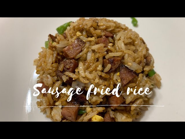 (HMONG FOOD) Sausage fried rice – HMOOB.TV
